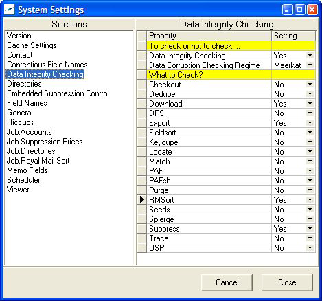 Data Integrity Checking – The Software Bureau