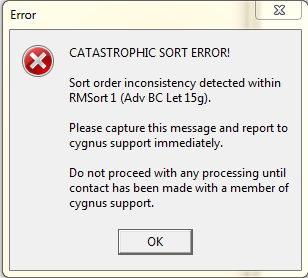 Catastrophic Error – The Software Bureau