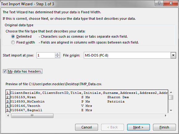 Import EXCEL File Without Losing Leading Zeros The Software Bureau
